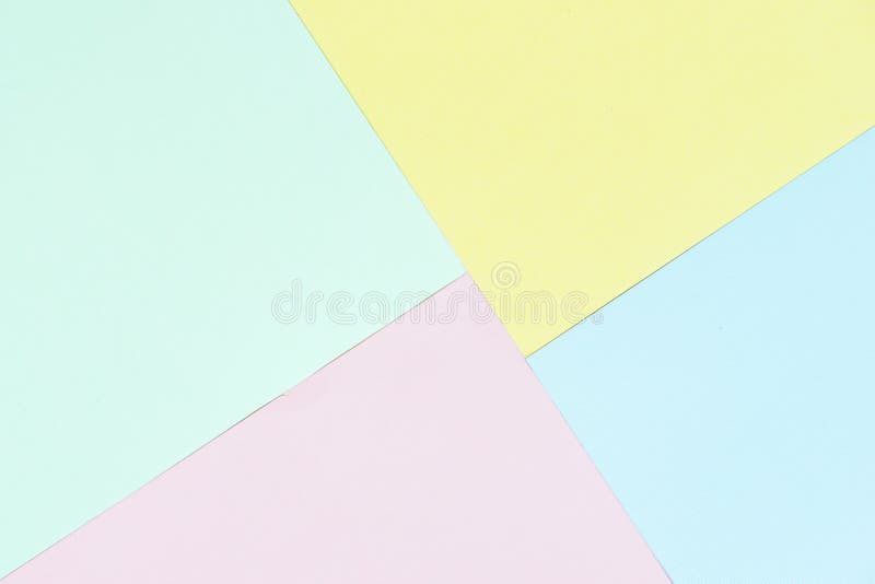 Pastel Colours Paper Background with Yellow Green Pink and Light Blue ...