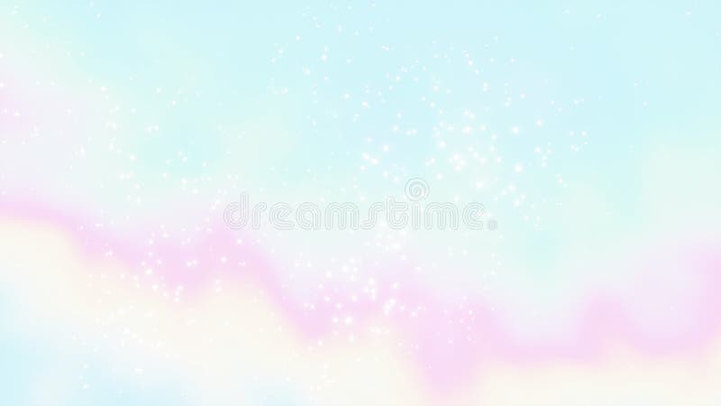 Pastel Cosmic Fantasy Background. 3d Rendering Stock Illustration ...