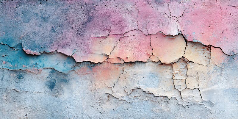 Pastel Cracked Wall Texture Abstract Background for Design Projects Stock Illustration ...