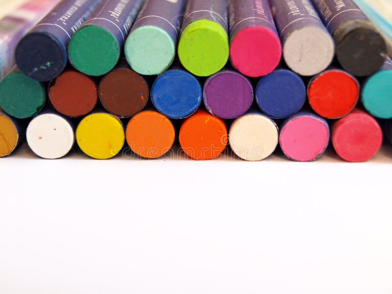 Pastel crayons stock photo. Image of expression, graphic - 21005458