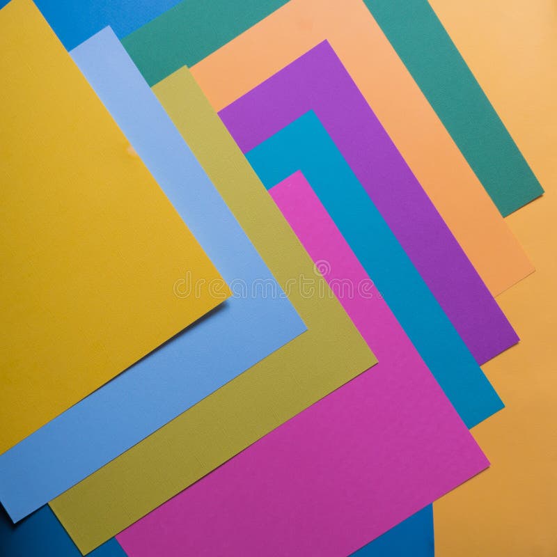 Pastel Creative Colors Paper Background, View from Above, Banner Stock ...