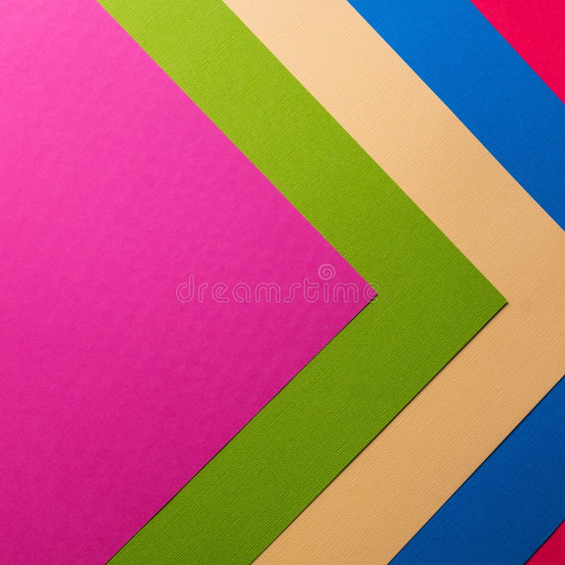 Pastel Creative Colors Paper Background, View from Above. Stock Photo ...