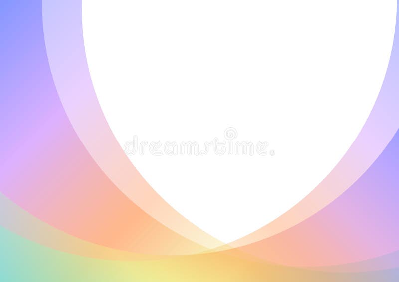 Pastel Curve Layer Abstract Background Stock Vector - Illustration of ...