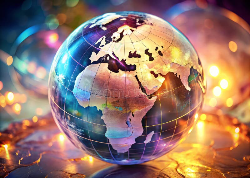 Pastel 3D Globe Model Educational Tool for Visualizing Continents and ...