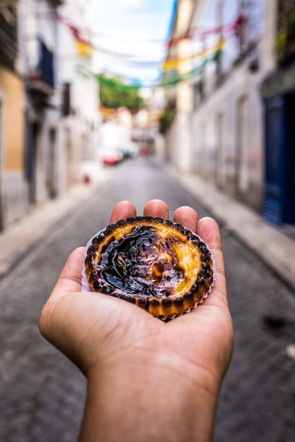 Pastel de nata cake stock photo. Image of nata, delicious - 75202296