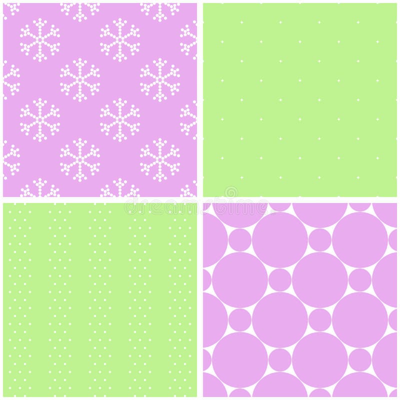 Pastel Different Vector Patterns. Stock Illustration - Illustration of ...