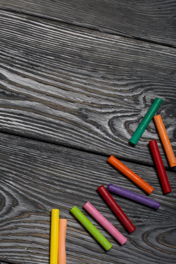 Pastel for Drawing. Sticks of Different Colors Stock Image - Image of ...