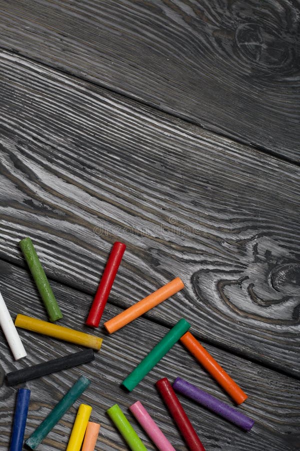 Pastel for Drawing. Sticks of Different Colors Stock Image - Image of ...