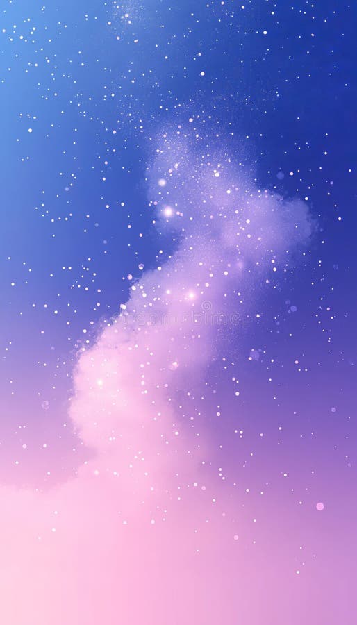 Pastel Dream Blue and Pink Gradient Background with Glimmering Overlay ...