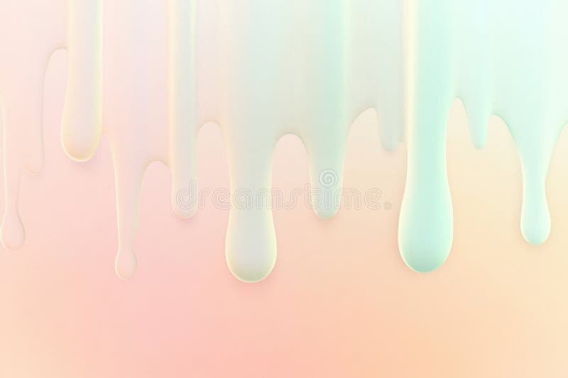 Pastel Dripping Paint Background with Soft Gradients and Artistic ...