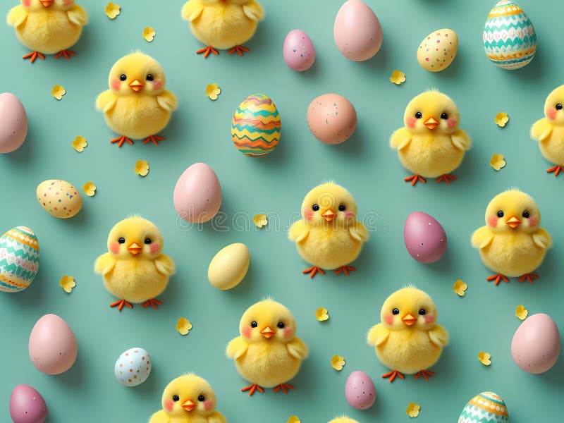 Pastel Easter Designs and Wallpapers Stock Photo - Image of decoration ...
