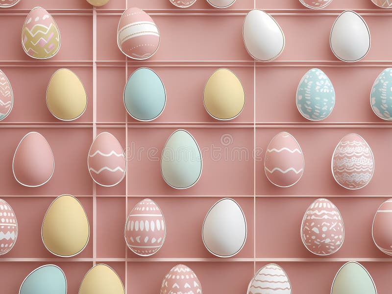 Pastel Easter Designs and Wallpapers Stock Illustration - Illustration ...