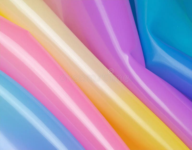 Pastel Fabric Texture Background with Colorful Draped Folds Stock Illustration - Illustration of ...