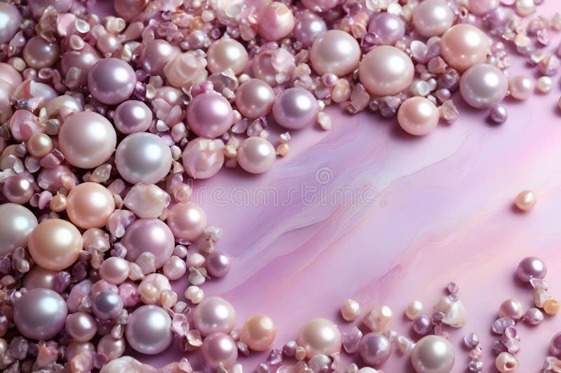 Pastel Fantasy Mauve Pearl Background Stock Illustration - Illustration ...