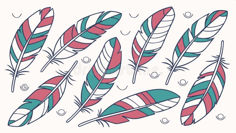 Pastel Feather Collection, Soft Plumes and Gentle Texture Design ...