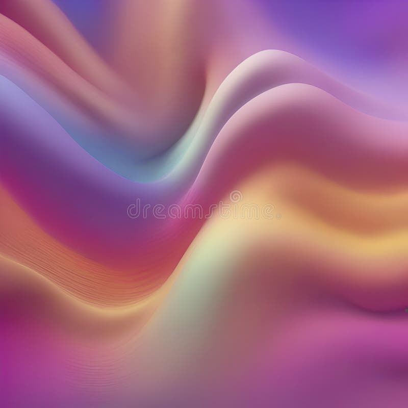 A Pastel Fire. Color Gradient Background. Ai-Generated Stock ...
