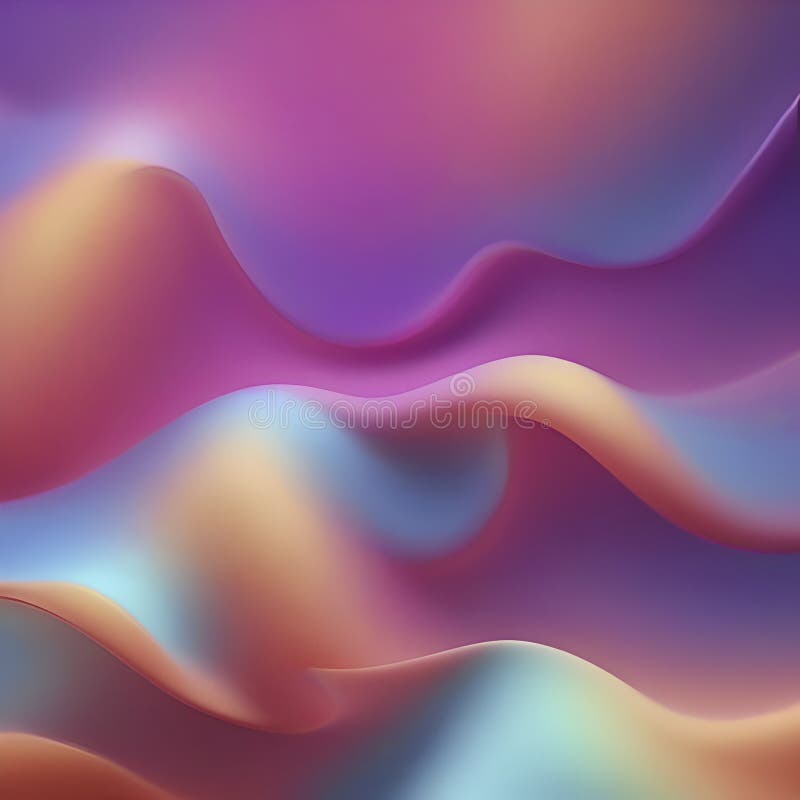 A Pastel Fire. Color Gradient Background. Ai-Generated Stock ...