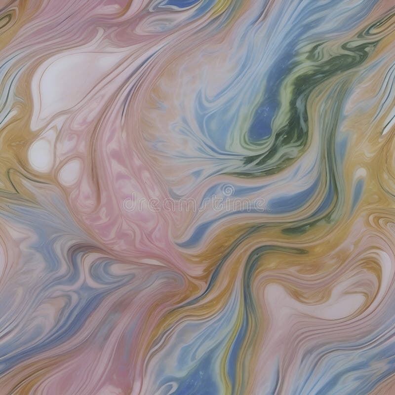 Pastel Fire Pattern on Marble. AI-Generated. Stock Illustration ...