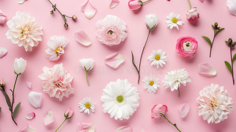 Pastel Floral Arrangement for Spring Themed Designs and Decorations ...