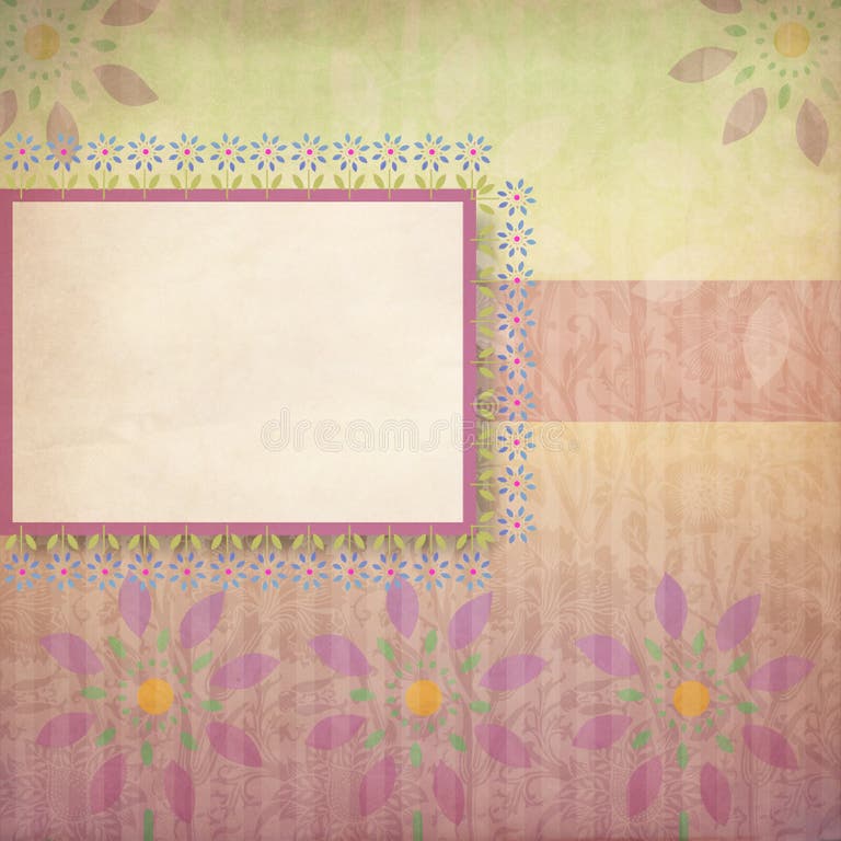 Pastel Floral Frame Stock Illustrations – 138,297 Pastel Floral Frame ...