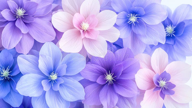 Pastel Flower Bouquet stock illustration. Illustration of feminine ...