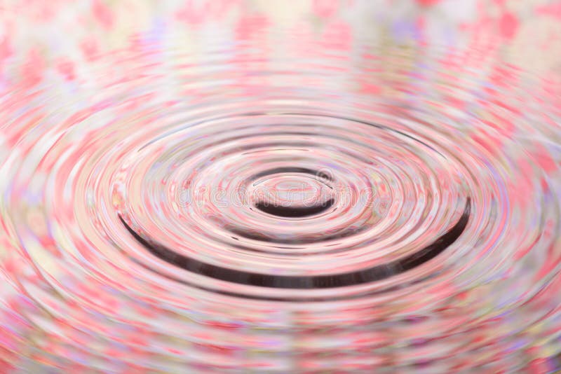 Pastel Flower Pattern of Water Reflection and Water Drop Stock Image ...