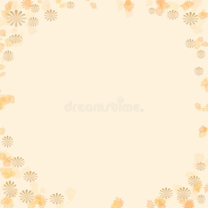 Spring flowers note paper stock illustration. Illustration of design ...