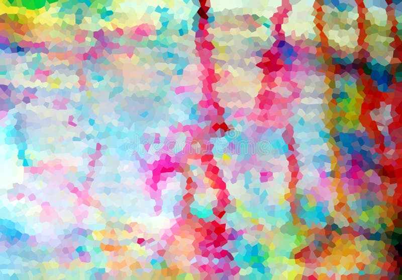 Playful Gold Violet Shapes and Contrast Shapes Background in Pastel ...