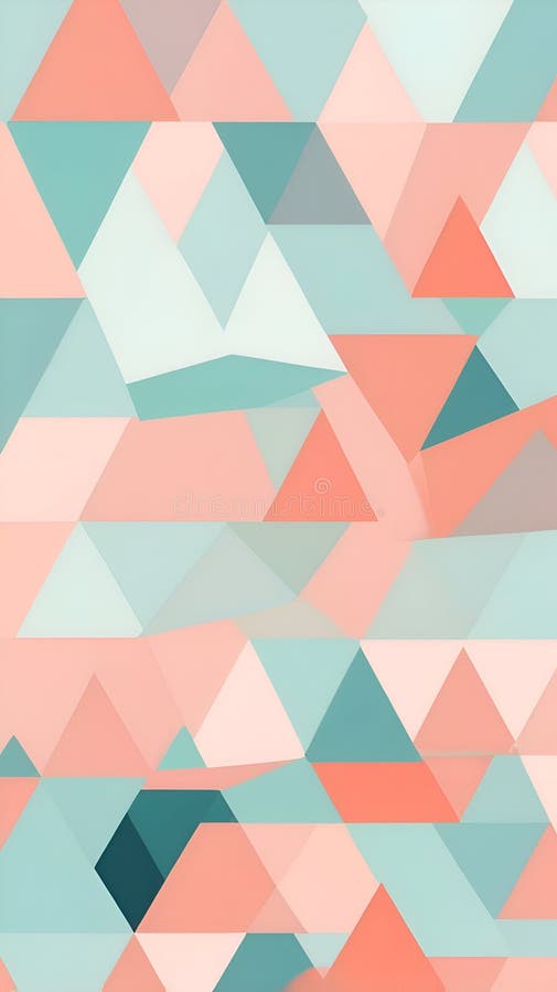 Pastel Geometric Patterns for Mobile and Desktop Wallpaper Stock ...