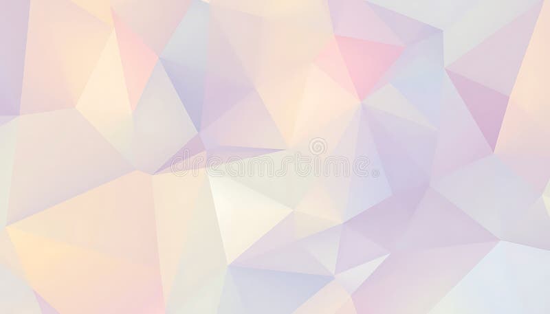 Pastel Geometric Triangle Background Wallpaper Stock Illustration ...