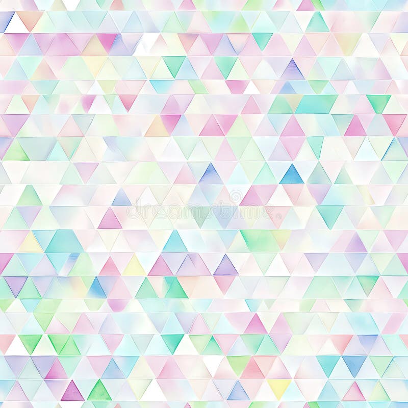 Pastel Geometric Triangle Pattern Background, AI Generated Stock ...