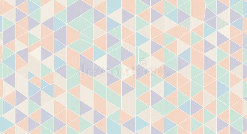 Abstract Geometric Triangle Pattern Muted Pastel Colors Stock Photos ...