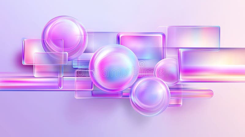 Pastel Geometry Play stock illustration. Illustration of squares ...