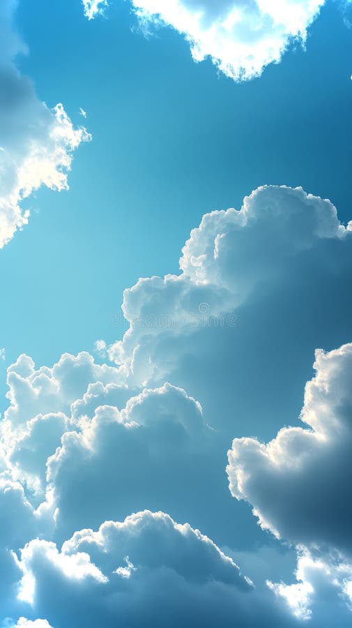 Pastel Gradient Background Featuring Soft Clouds in a Serene Sky during ...