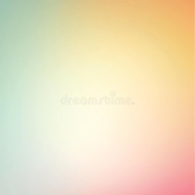 Pastel Gradient Background with Soft Rainbow Colors Stock Illustration ...