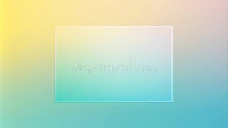 Pastel Gradient Background with a Subtle Rectangular Frame. Generative ...