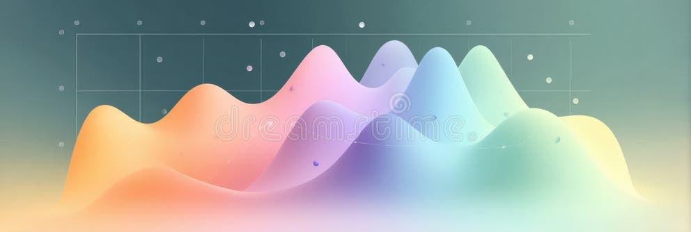 Pastel Gradient Data Visualization Featuring Dynamic Blobs and Micro ...