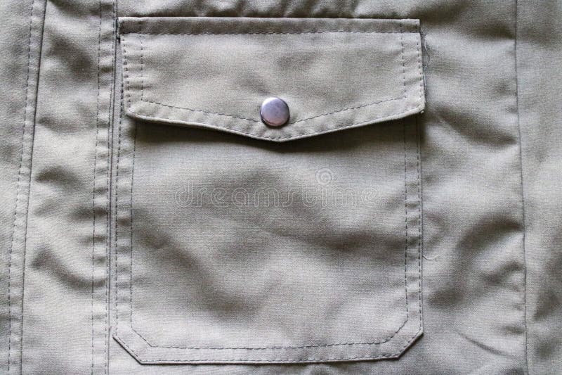 Close Up of Jacket Buttons and Pockets. Stock Photo - Image of textile ...