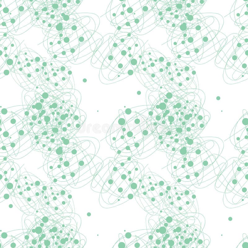 Pastel Green on White Abstract Seamless Pattern with Matted Thin Lines ...