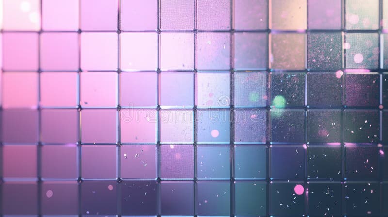 Pastel Grid, Digital Art, Abstract Stock Illustration - Illustration of ...