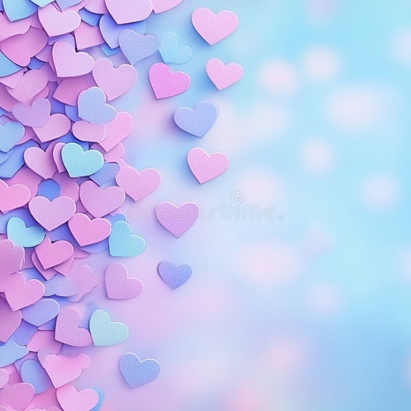 Pastel Hearts Background stock photo. Image of pink - 352645812