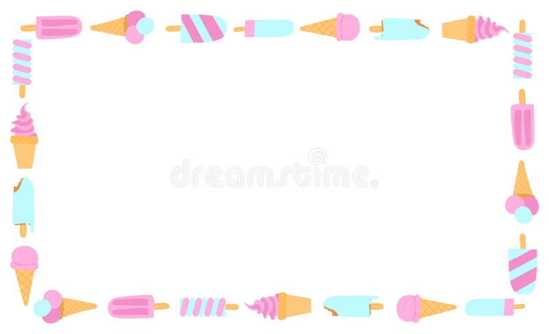 Popsicle Border Stock Illustrations – 252 Popsicle Border Stock ...