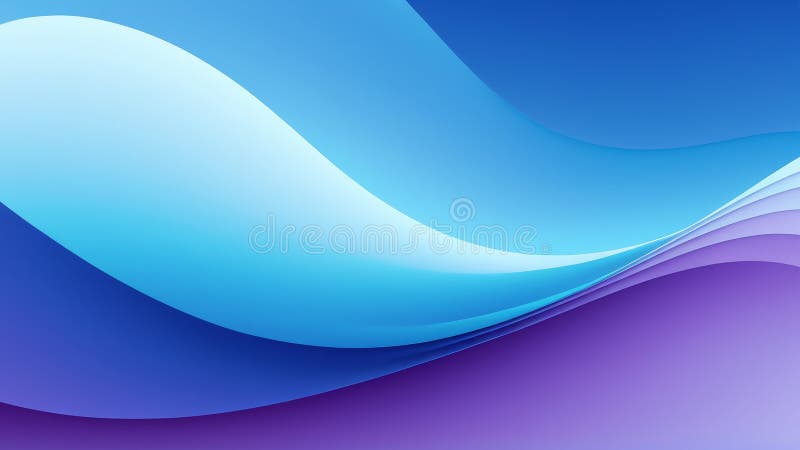 Pastel Illustration of Swirling Waves and Wind. Stock Image - Image of ...