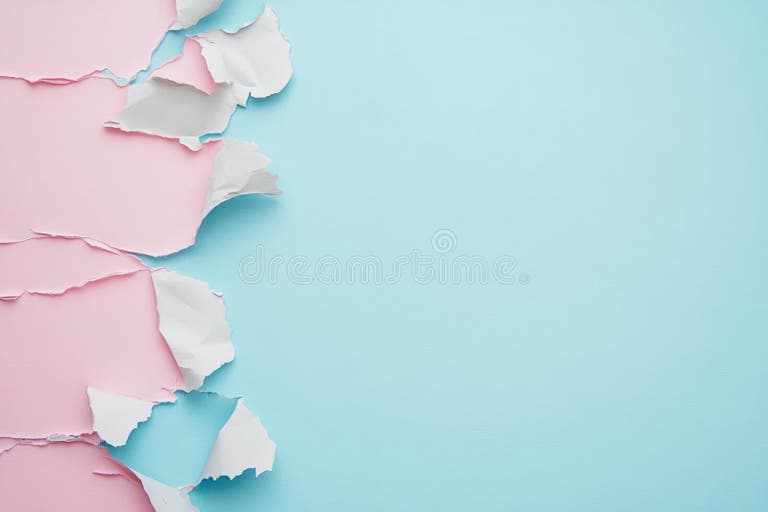 Pastel Layers Reveal a Soft Blue Background, Texture Theme Stock Image ...