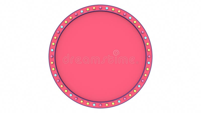 Pink Marquee Light Board Stock Illustrations – 166 Pink Marquee Light ...