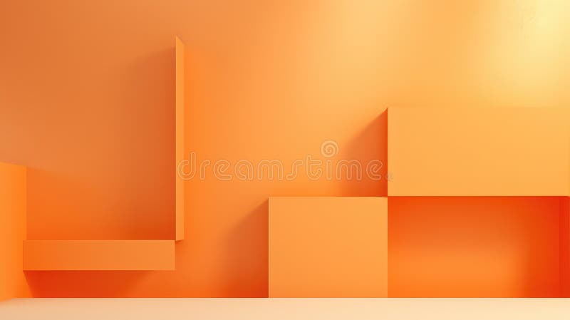 Pastel Light Orange Background Stock Illustration - Illustration of ...