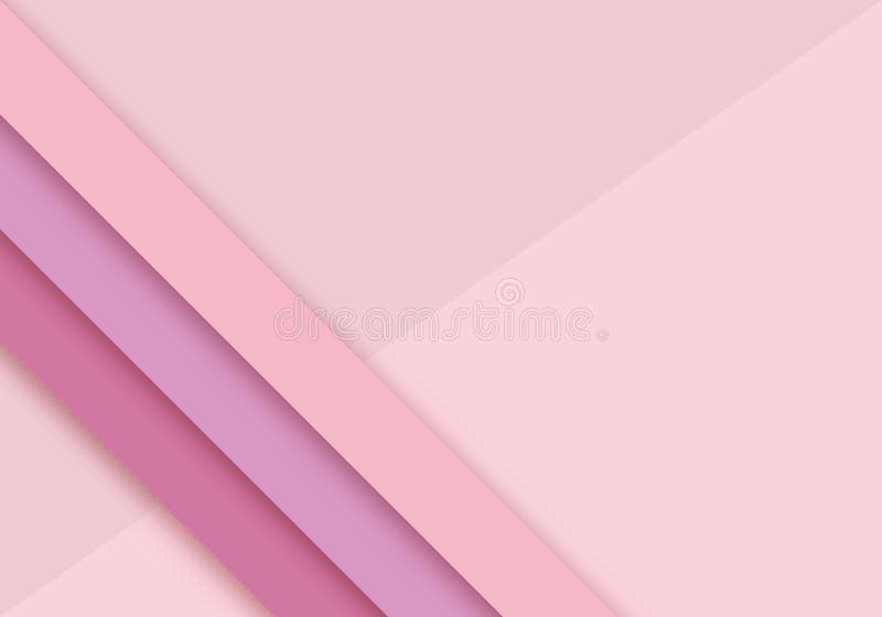 Pastel Line Overlapping Layout, Abstract Pink Background. Stock ...