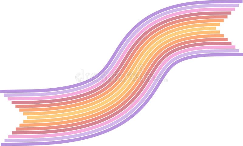 Pastel lines stock vector. Illustration of combination - 7409196