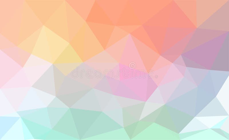 Pastel Low Poly Elegant Background, Vector Multicolor, Colorful Luxury ...