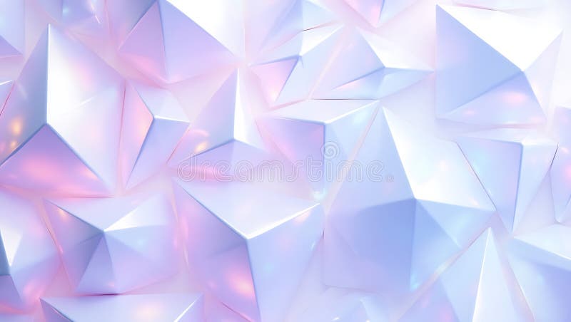 Pastel Low-Poly Geometry with Soft Triangles and Subtle Gradient for ...